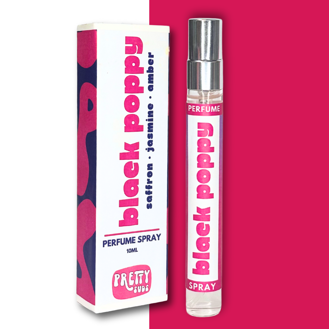 Black Poppy Perfume 10ml | Pretty Suds UK