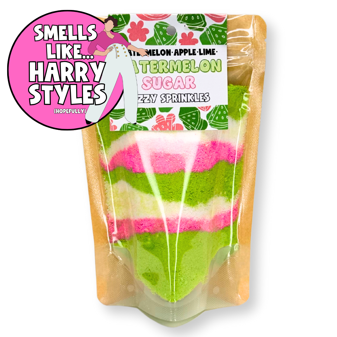 Watermelon Sugar Fizzy Sprinkles | Pretty Suds UK
