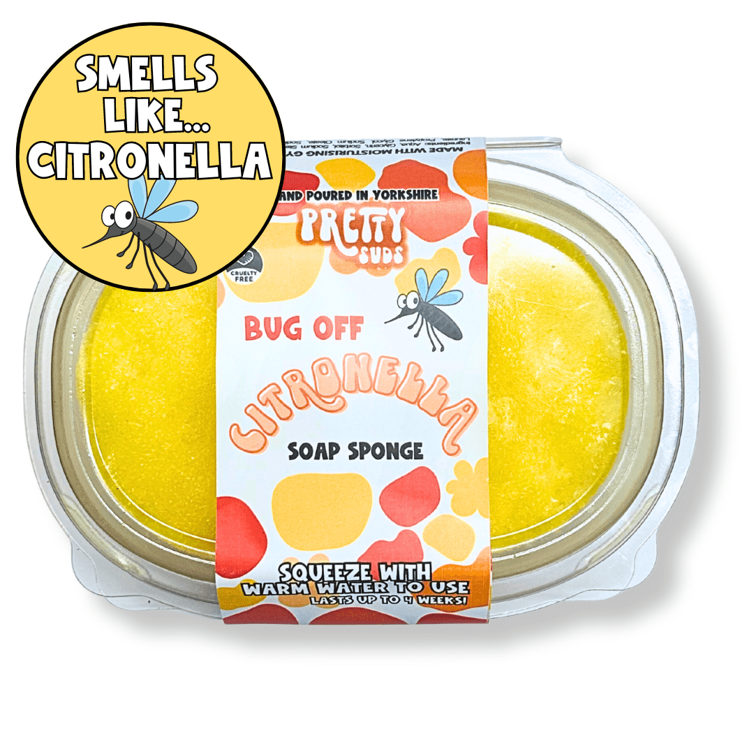 Citronella Bug Off Soap Sponge 200g | Pretty Suds UK